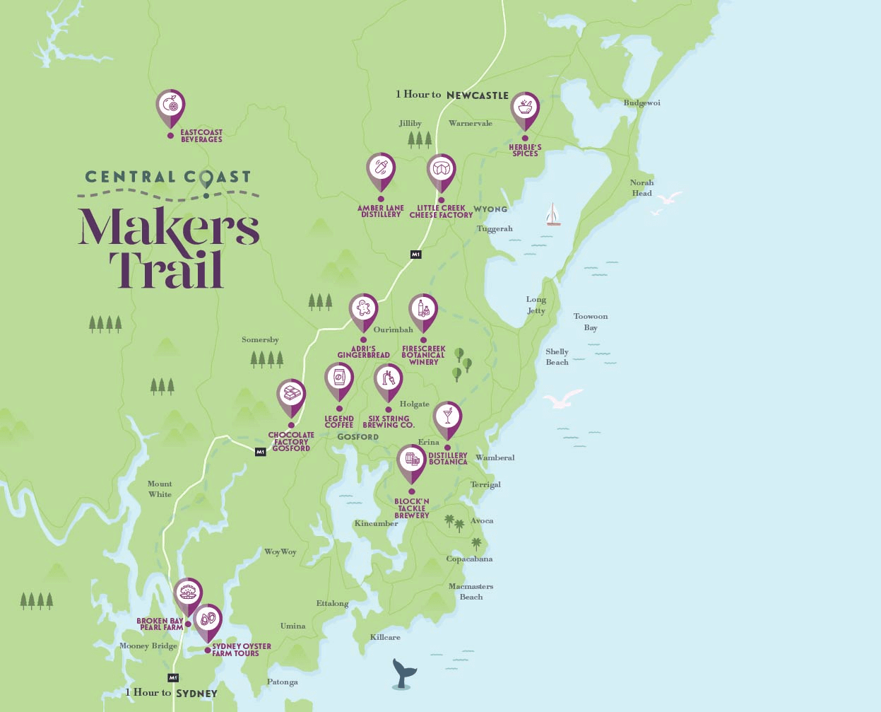 The Central Coast Makers Trail | Things to do | Love Central Coast